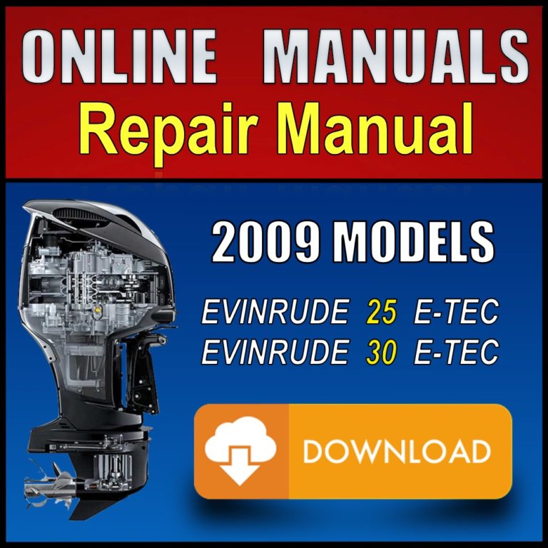Download 2009 Evinrude E Tec Repair Manual 25 30 Hp